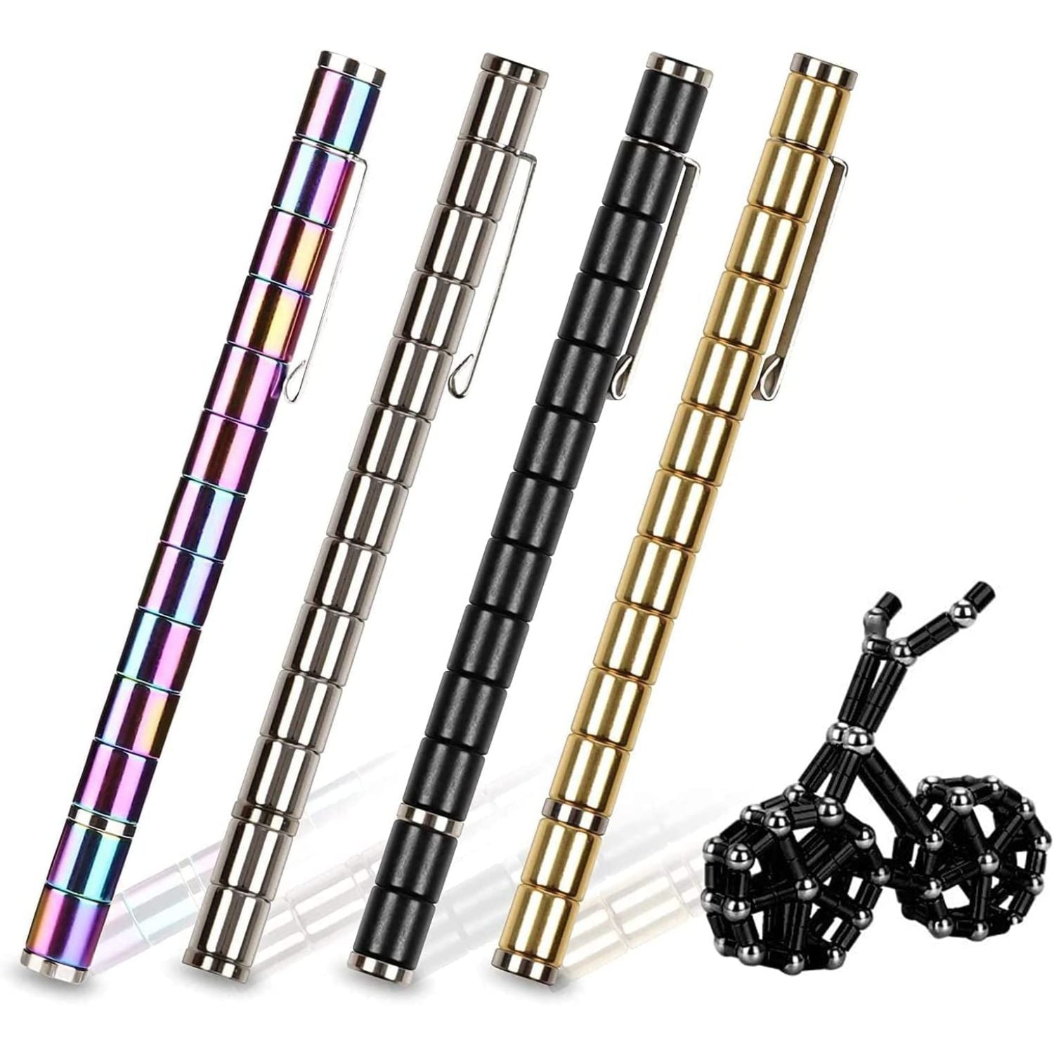 Magnetic Fidget Pen with LED Fidget Toys (Rainbow Variant)– GULOO LLC
